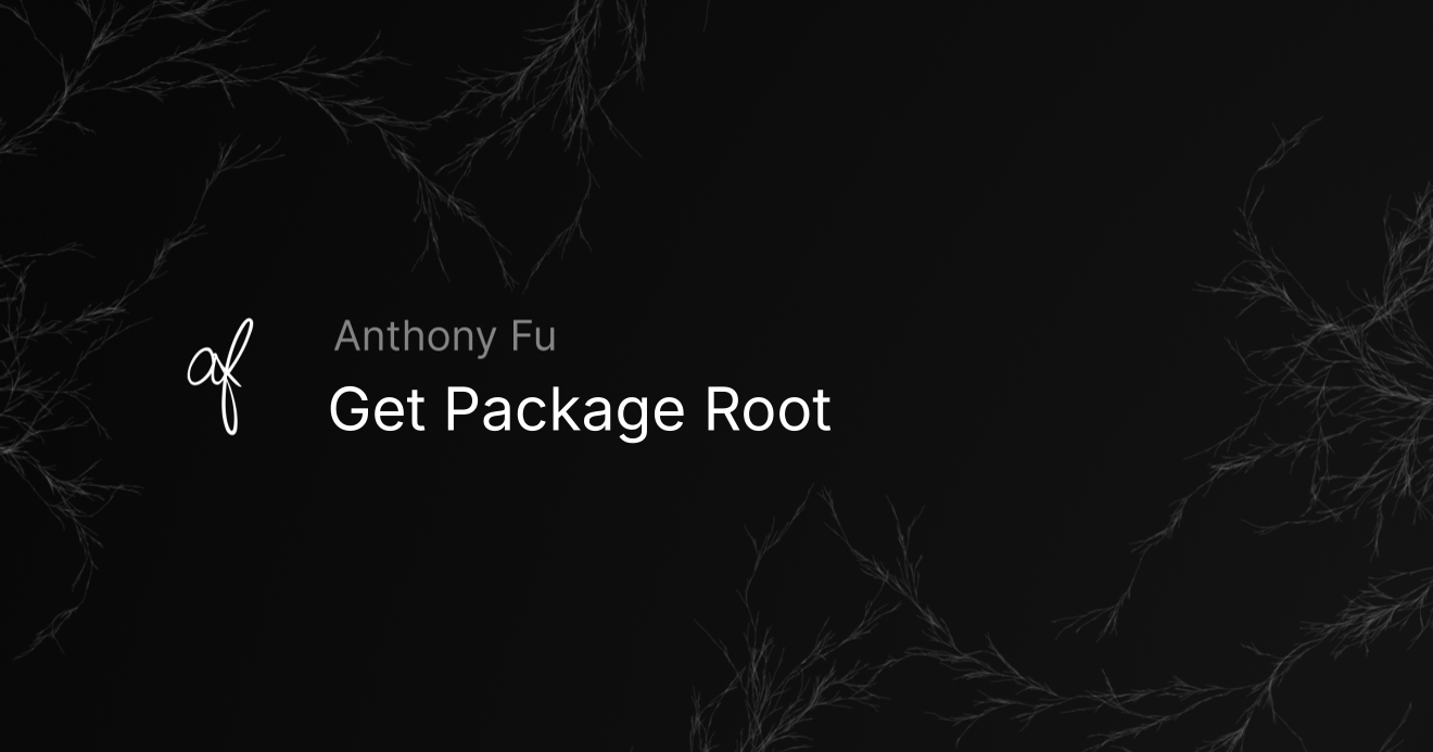 Get Package Root